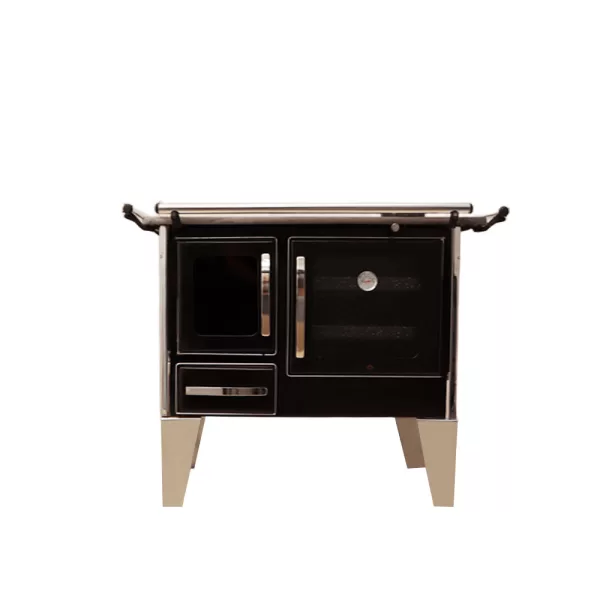 Cocina a Leña 4P Alpes Baja 82×56 Color Negro – krisolt